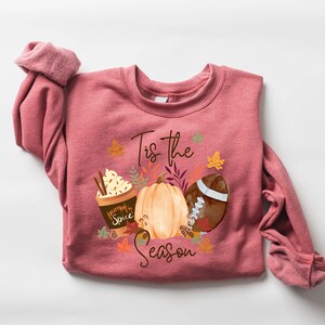 T is the Season Sweatshirt, Fall Football Hoodie, Pumpkin Patch Shirt ...