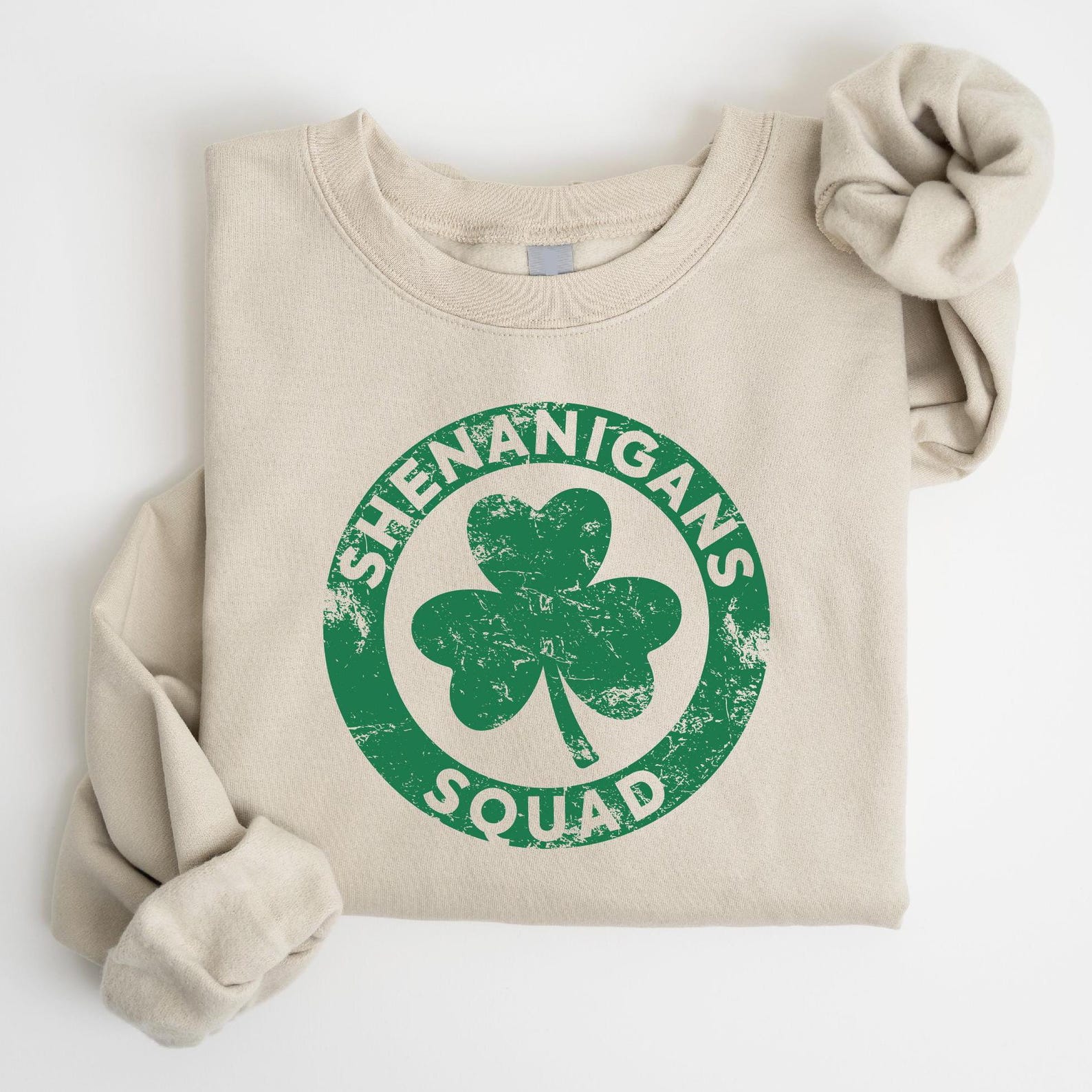 Retro St Patricks Day Sweatshirt, Shenanigans Squad Sweatshirt, St ...