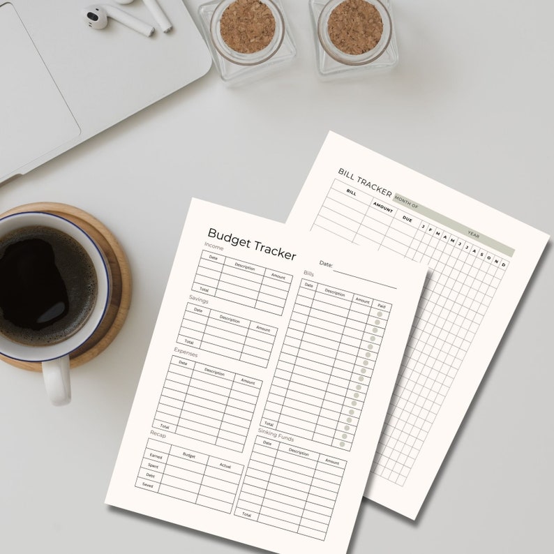 All Tracker Bundle, Planner, Form Bundle, Checklist, Recap, Monthly ...