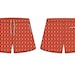 Mesh Shorts, Streetwear, Tech Pack Template, Mock up Template, for ...