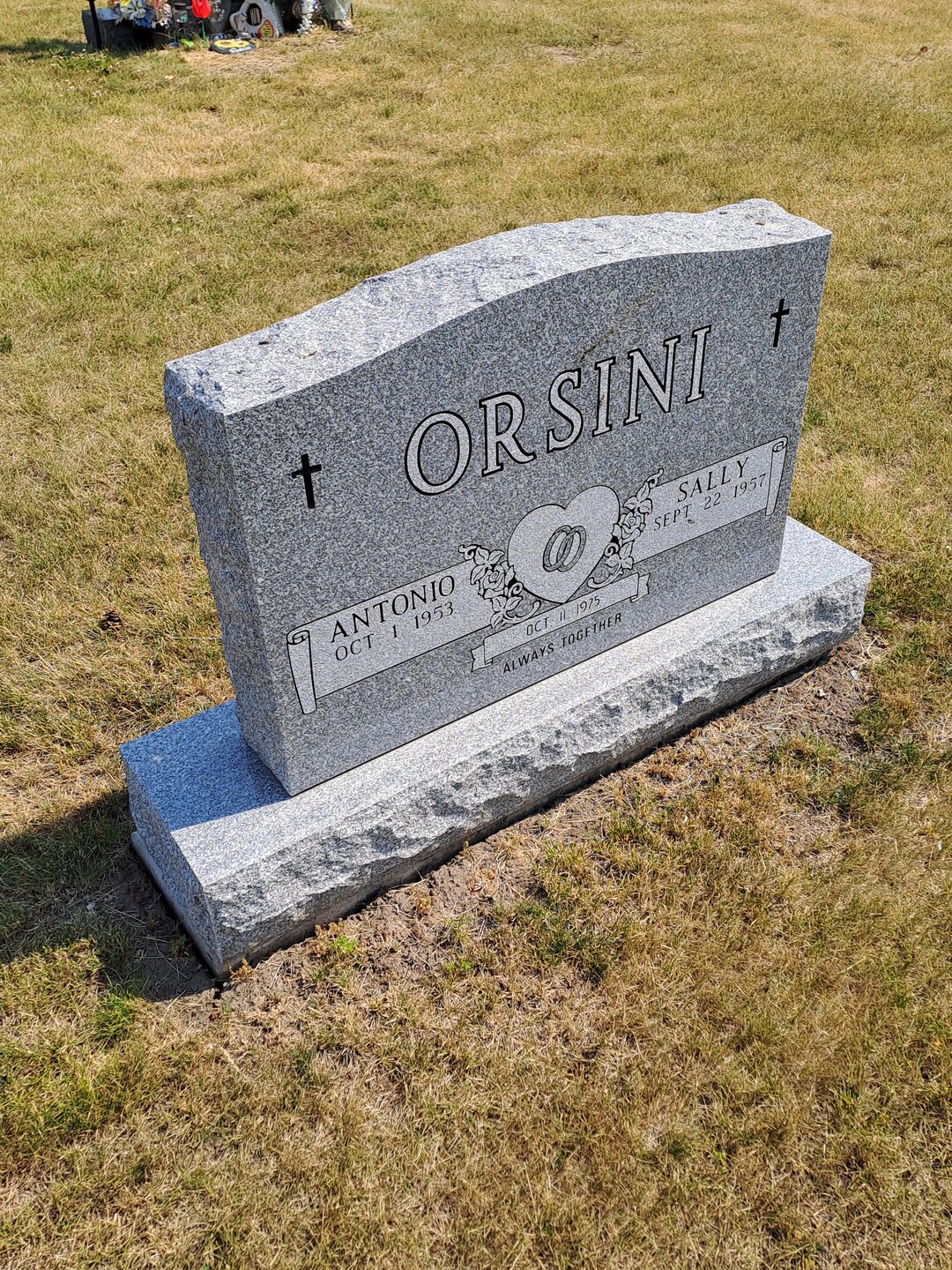 Granite Headstone. Gravestone. Monument. Grabstein. Lápida Sepulcral ...