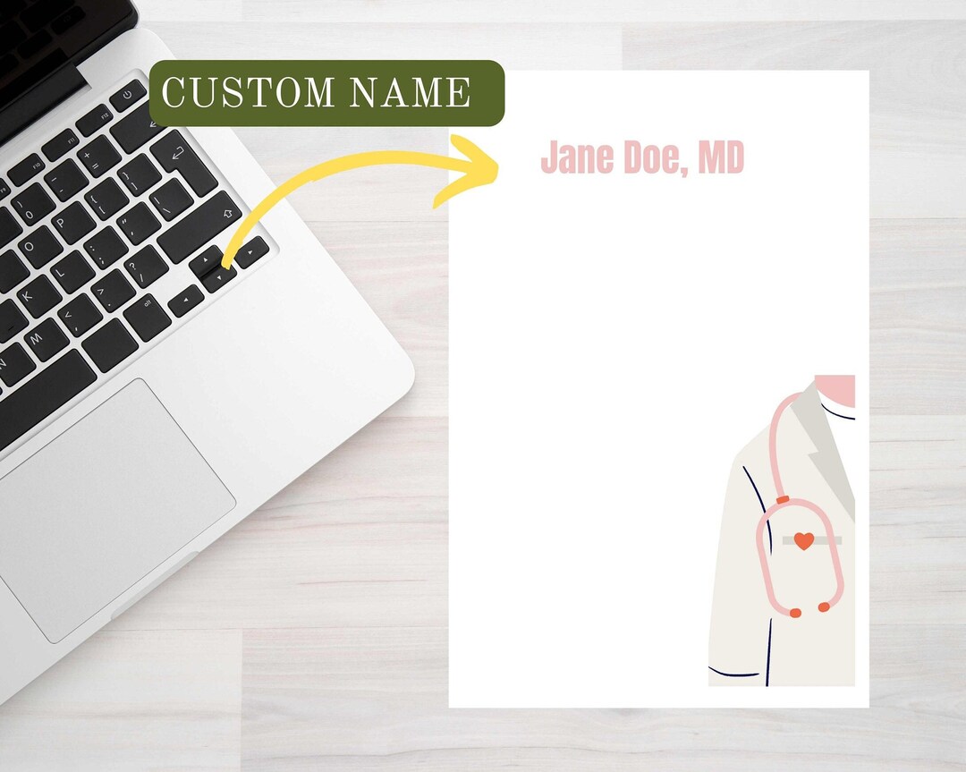 Physician Notepad Med Student Gift Medical Notepad Doctor Graduation ...