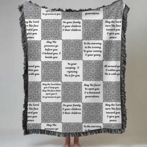 Christian Blanket Prayer Throw Religious Wall Hanging Spiritual Gift ...