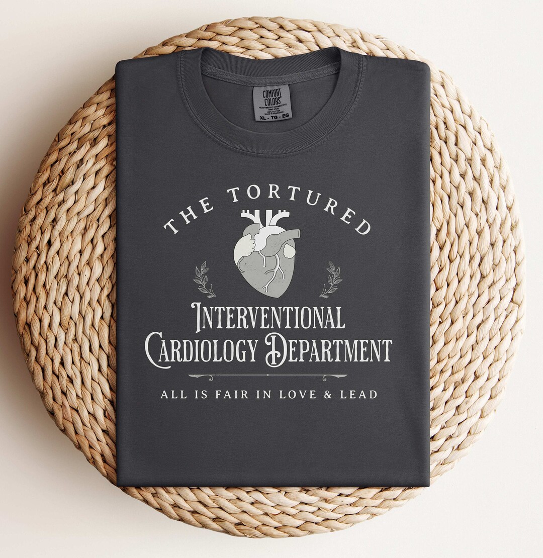 Tortured Cardiology Department Tshirt Tortured Interventional ...
