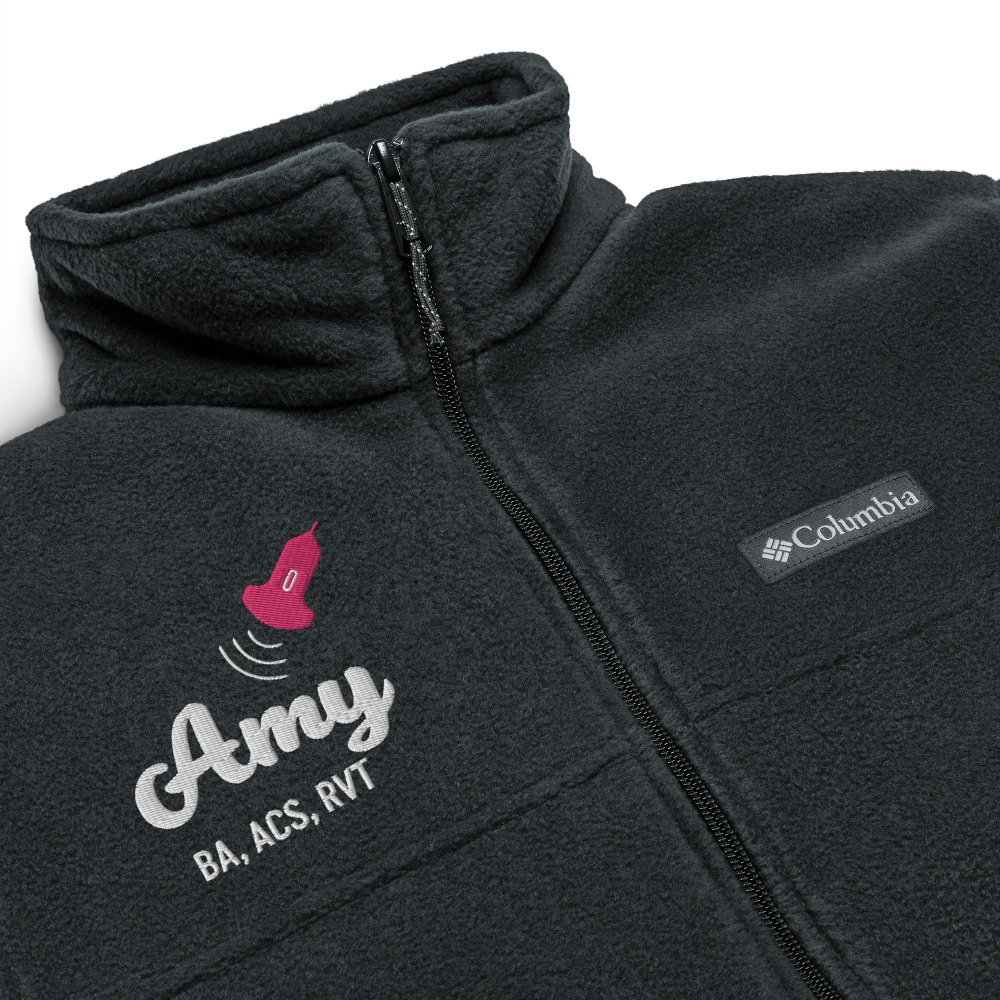 Personalized Sonographer Jacket Custom Embroidered Columbia Fleece ...