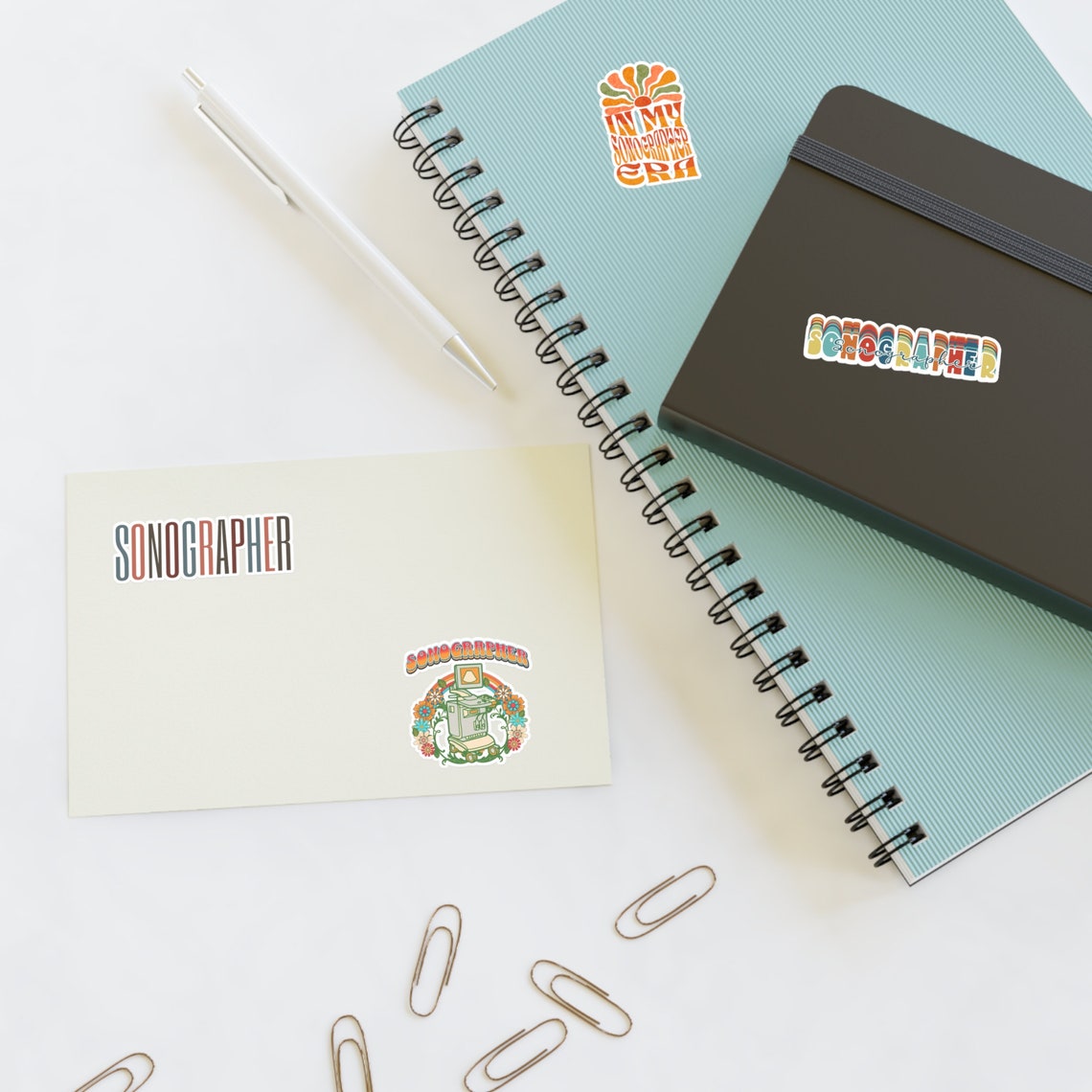 Sonographer Stickers for Ultrasound Tech Sonography Student Vinyl ...