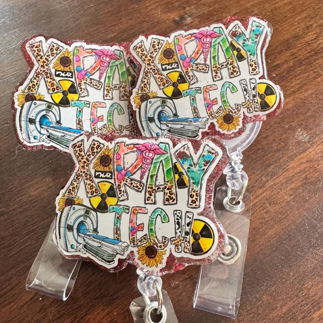 Rad Tech Badge Reel: Radiology, MRI, CT, Ultrasound Tech Gift - Etsy