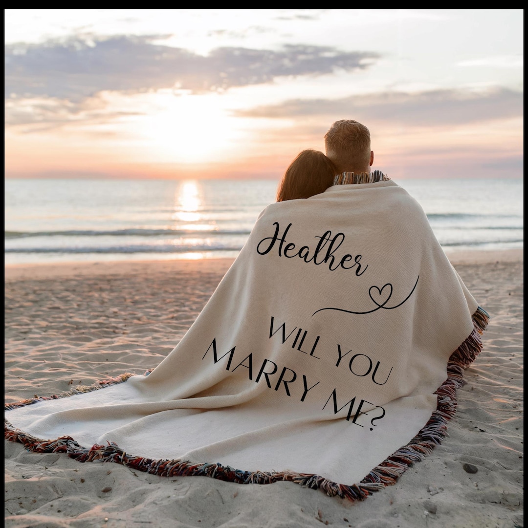 Engagement Backdrop Sign Blanket for Proposal Ideas Wedding & Marriage ...