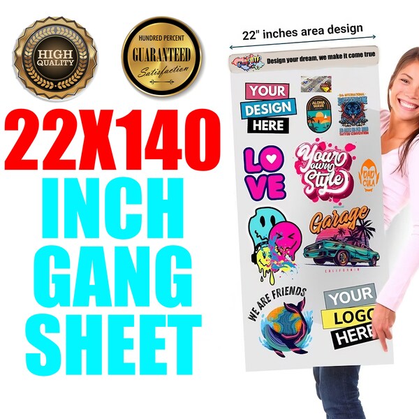 Dtf Gang Sheet Printing - Etsy