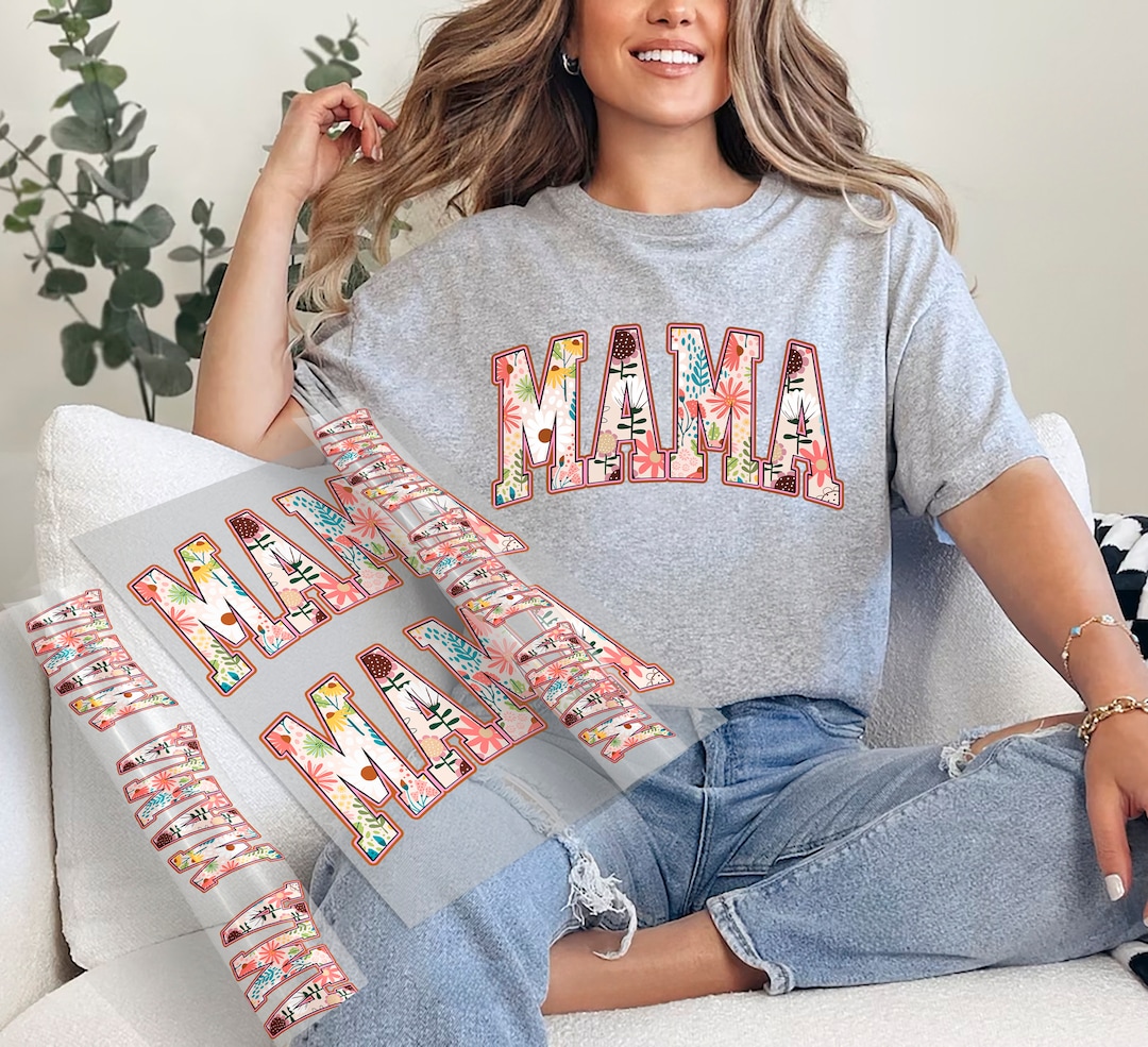 Mama DTF Transfers, Mom Life DTF Transfers, Ready to Press, T-shirt ...