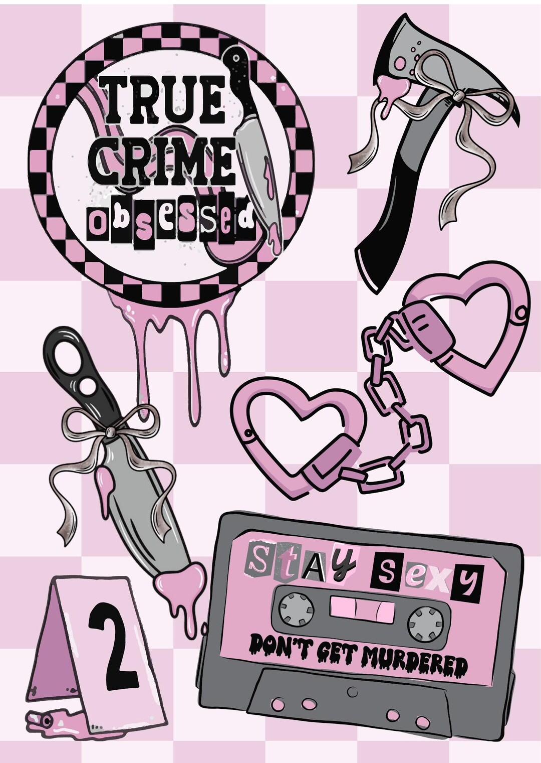 Printable Insert True Crime Digital Download for Printing Kindle ...