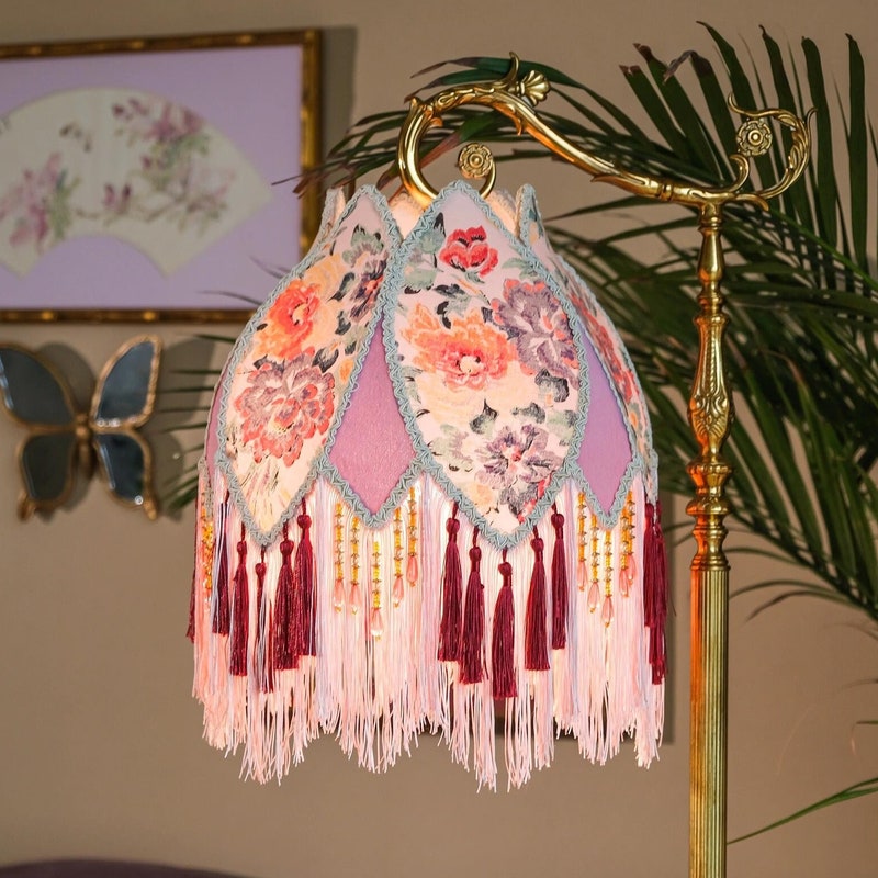 Floor Fringe Lamp - Etsy