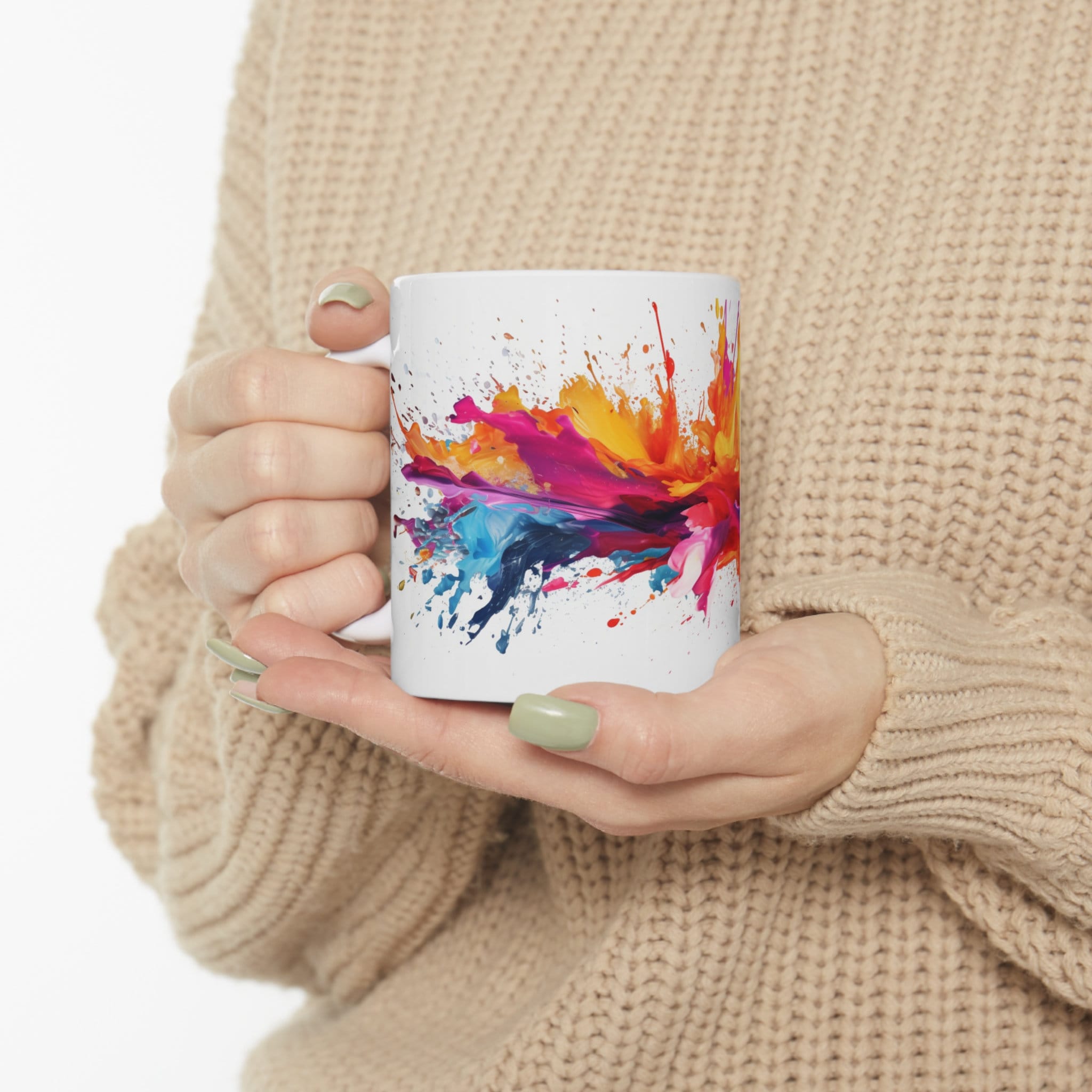 Splash Mug, Splash Art Mug, Colorful Art, Color, Splash Art - Etsy