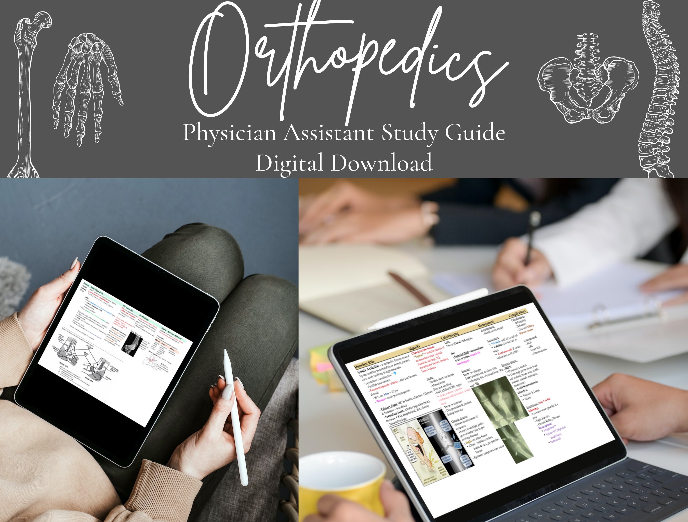 Comprehensive PA School Study Guide Bundle | Instant Download | 445 ...