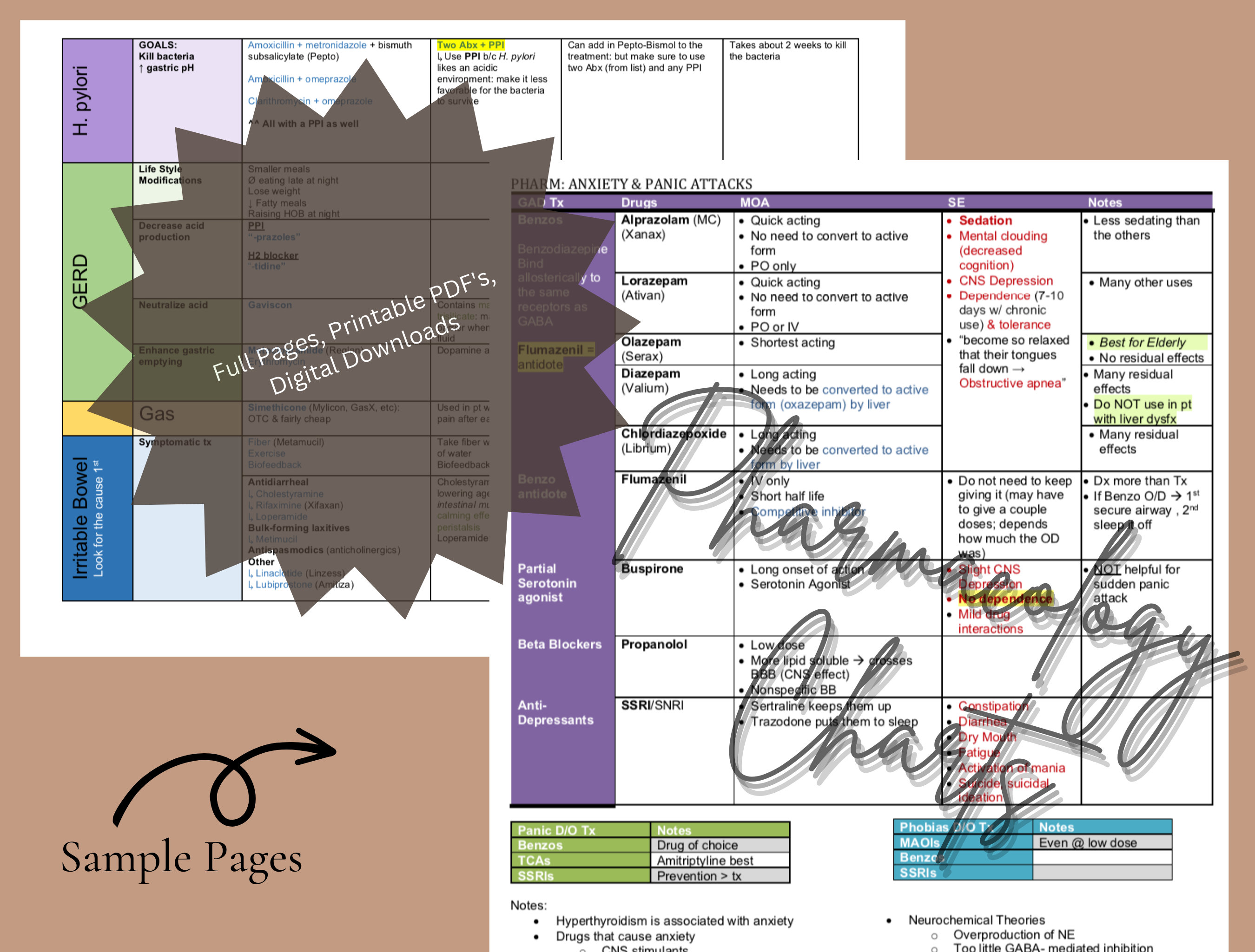 Comprehensive Pharmacology Study Guides | Instant Download | Medical ...