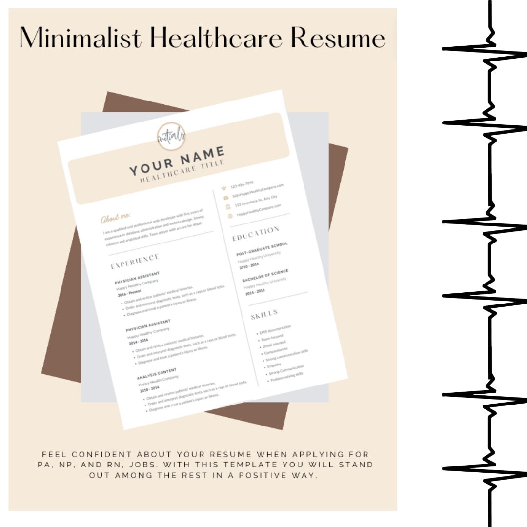 Modern and Dynamic Advanced Practice Provider Resume Template ...