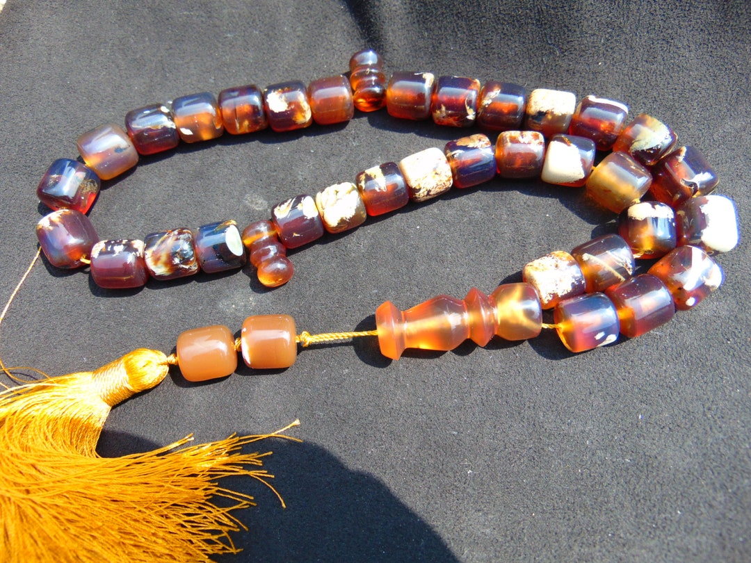 104 Gr 16x16 Mm Tasbih Mesbah Rosary Mushroom Inclusion Indonesia ...