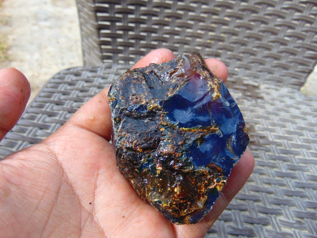 58 Gram Rough Raw Indonesia Sumatra Blue Amber for Healing RB205 - Etsy