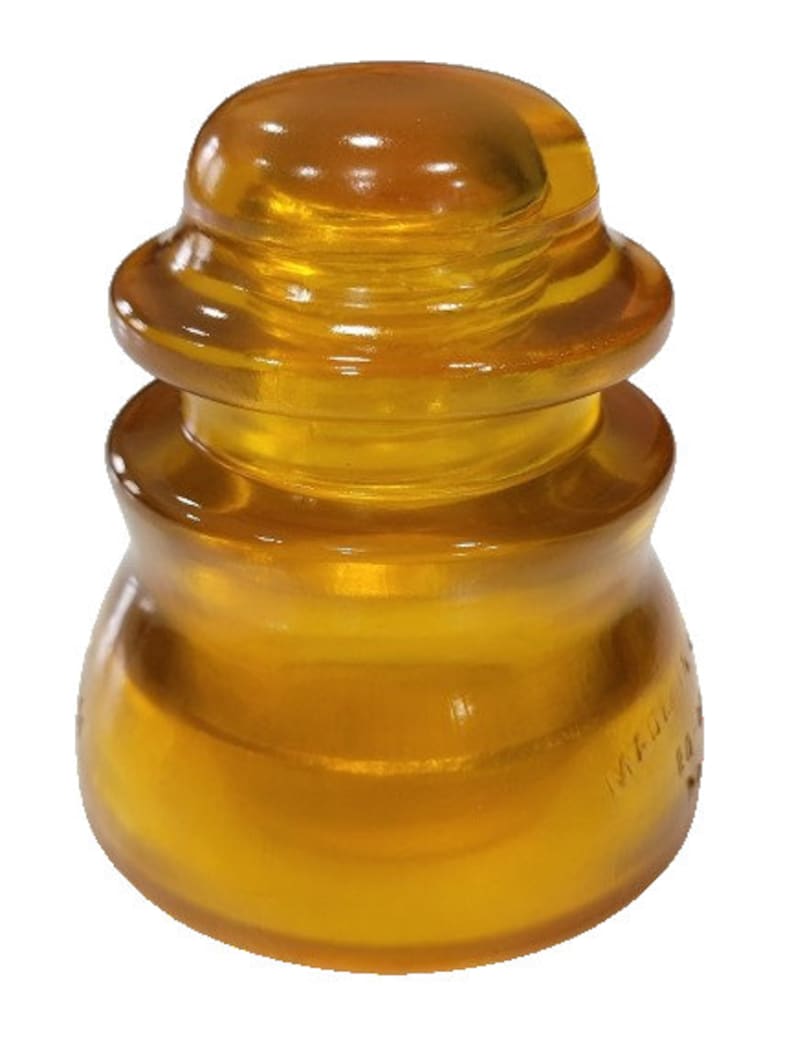Old Glass Insulator | Decorative Railroad Glass | Colorized Insulator ...
