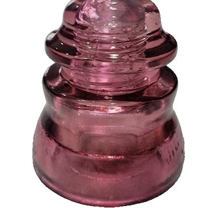 Vintage Glass Insulator | Decorative Railroad Glass | Colorized ...