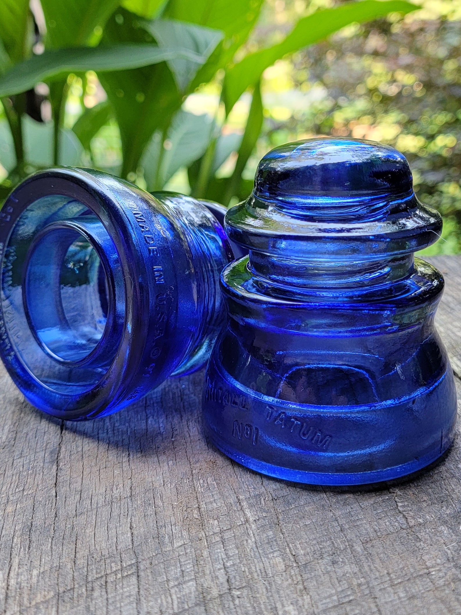 3 Vintage Glass Insulators Colorized Cobalt Blue Set of 3. Experienced ...