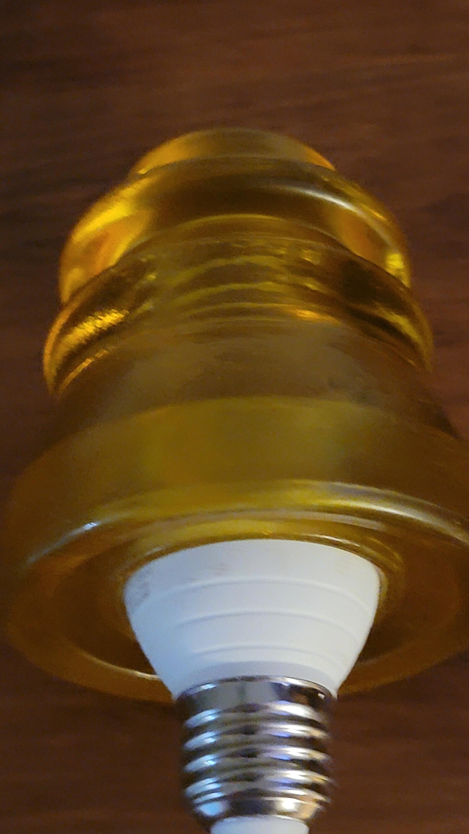 Vintage Amber Insulator Screw in Light. Works With Any Standard Light ...