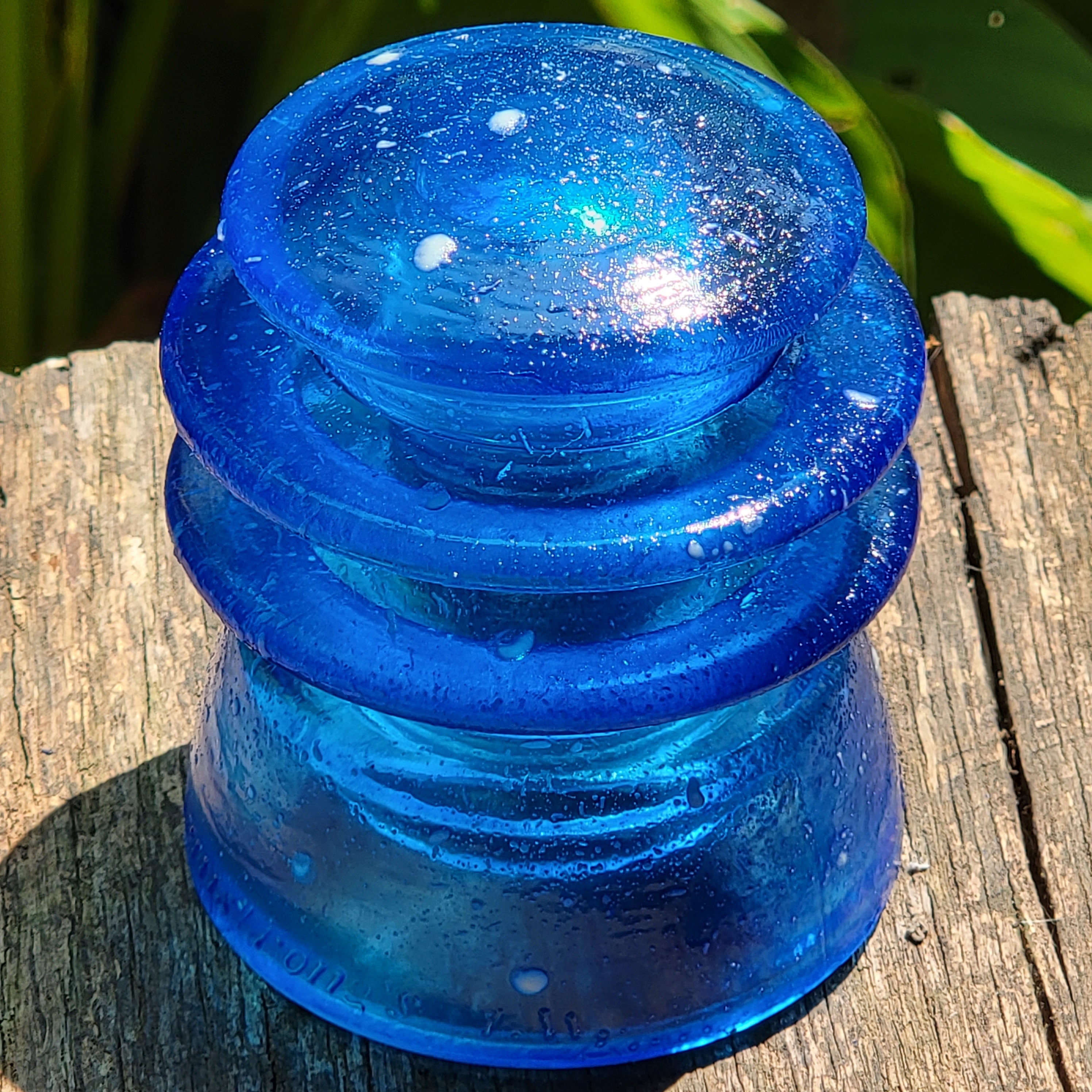 Glow in the Dark Vintage Glass Insulator Decorative Railroad Glass ...