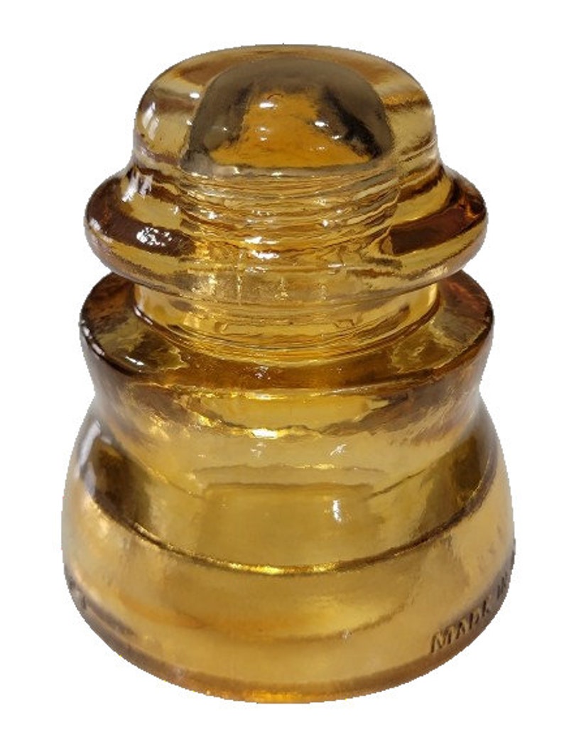 Vintage Glass Insulator | Decorative Railroad Glass | Colorized ...