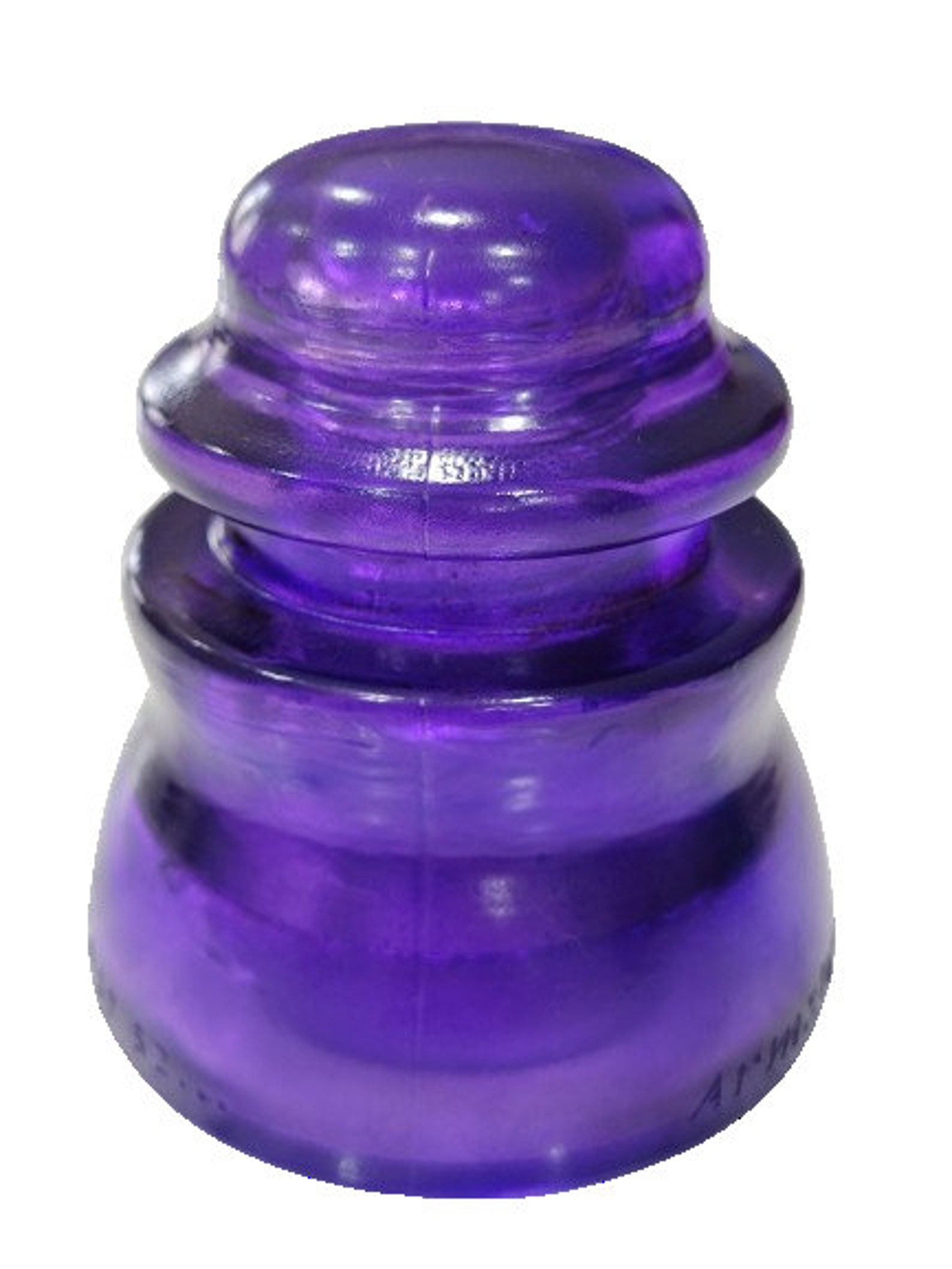 3 Large Glass Insulators Any Color Combo | Choose 3 | Vintage Glass ...