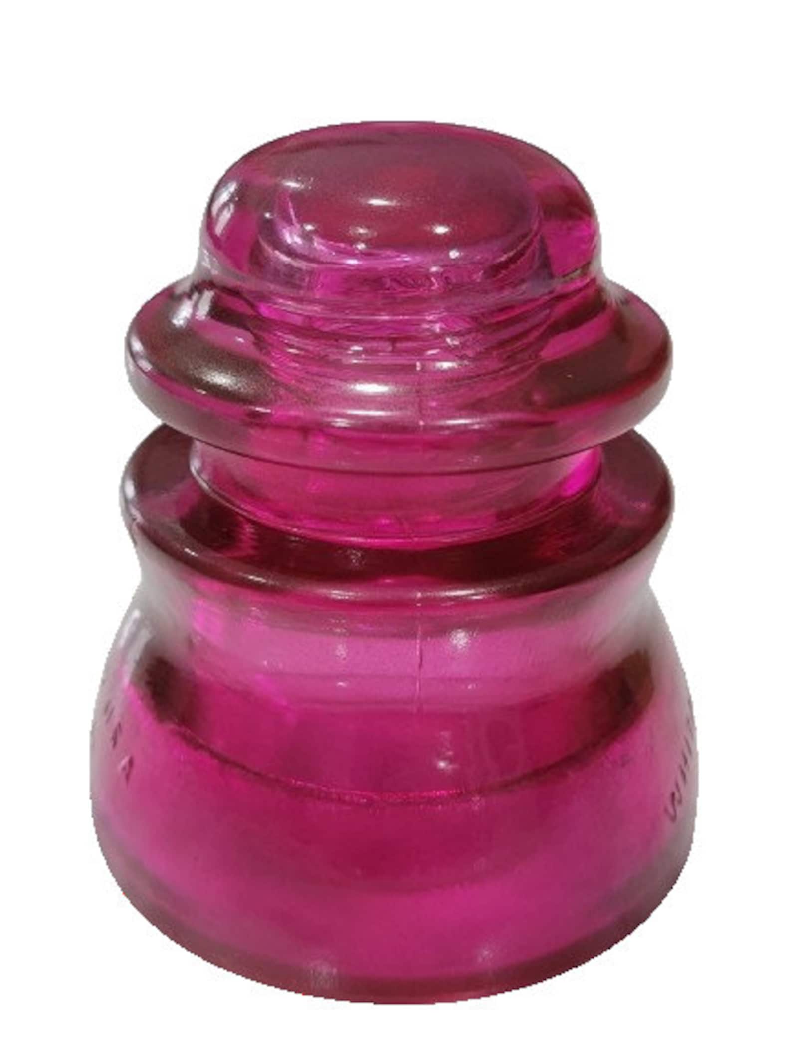 3 Large Glass Insulators Any Color Combo | Choose 3 | Vintage Glass ...