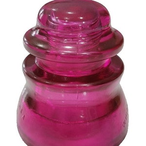 3 Large Glass Insulators Any Color Combo | Choose 3 | Vintage Glass ...