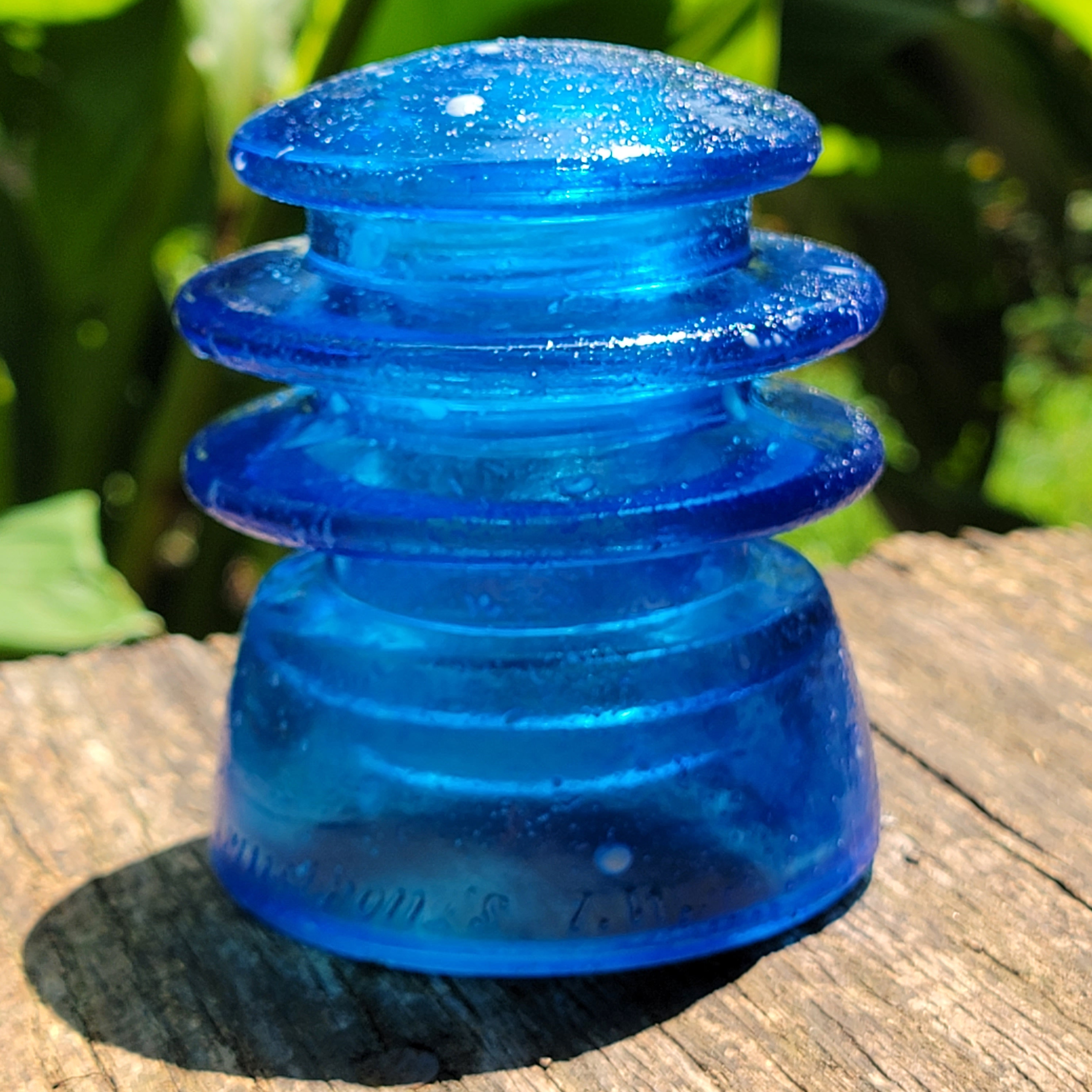 Glow in the Dark | Vintage Glass Insulator | Decorative Railroad Glass ...