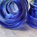 3 Vintage Glass Insulators Colorized Cobalt Blue Set of 3. Experienced ...