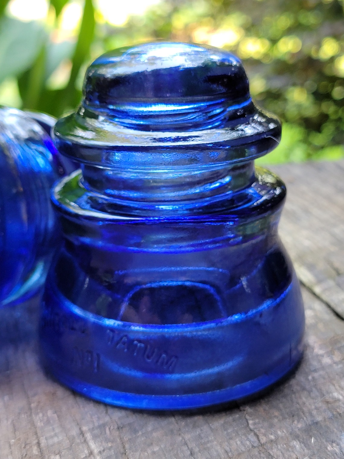 3 Vintage Glass Insulators Colorized Cobalt Blue Set of 3. Experienced ...