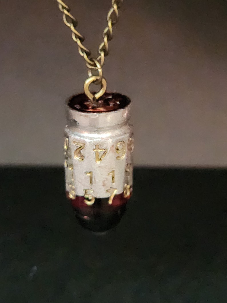 Dnd Bullet Dice 8 Piece Set Blood Tipped Gunslinger Set 003 With Custom ...