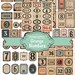 Grunge Industrial Number Tags Printable, Grunge Labels, Vintage ...