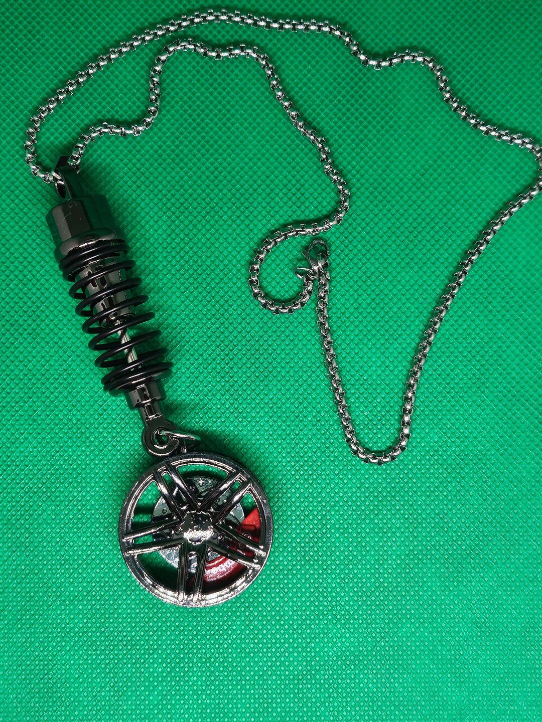 Rim and Brake Caliper W/ Strut Spring Car Hanging Chain - Etsy