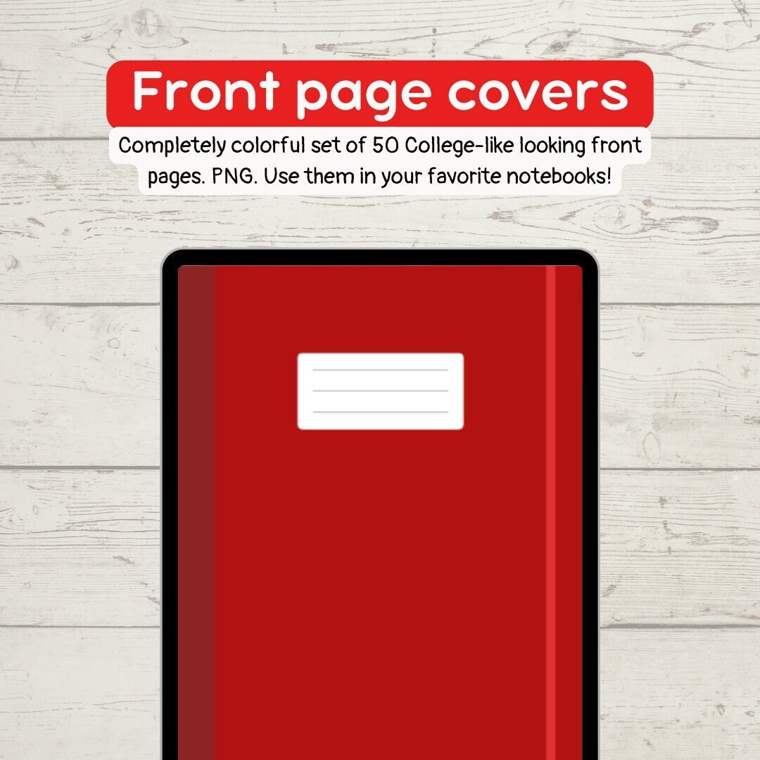 50 Colorful Covers Set - Etsy