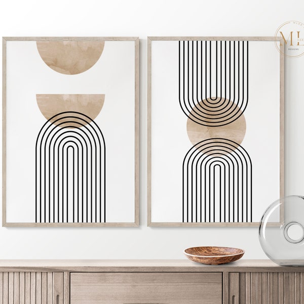 Geometric Print - Etsy