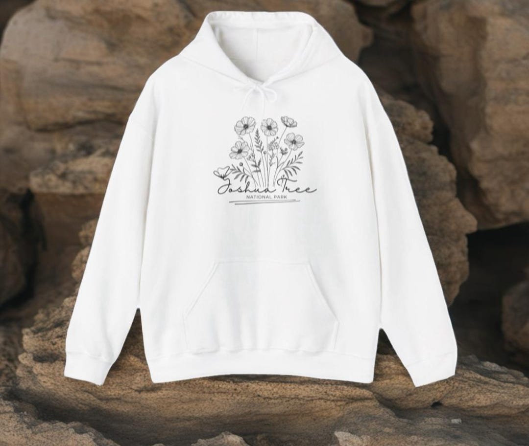 Joshua Tree National Park Hoodie, Desert Adventure Sweatshirt, Nature ...
