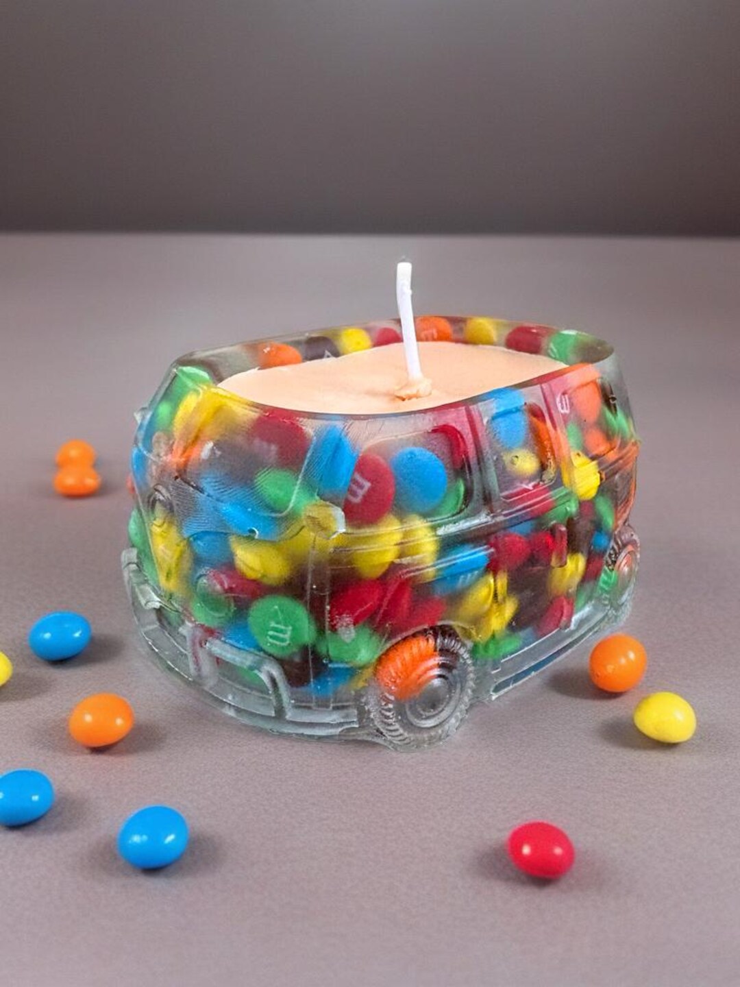 M&M Candy VW Bus Candle: Vw Bus, Vw, Hippie Bus, Vintage Bus ...