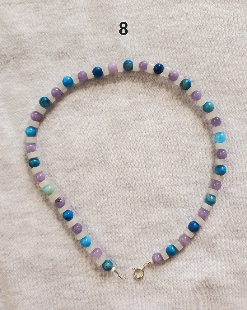 Boho/ Beachy Beaded Choker Necklace - Etsy