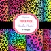 Rainbow Leopard Print Digital Paper | Animal Print | Sublimation ...