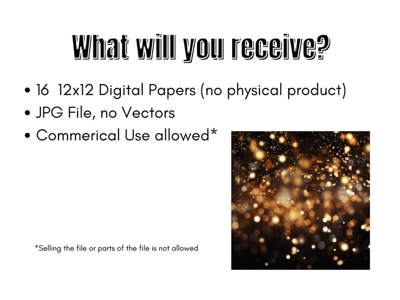 Lights Background Digital Paper Pack Scrapbook Paper Winter Lights ...