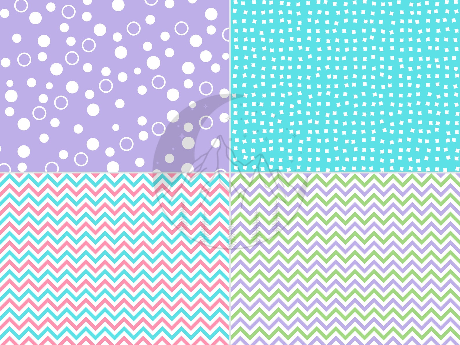 Easter Digital Paper | Easter Scrapbook Pages | Easter Clipart | Bunny ...