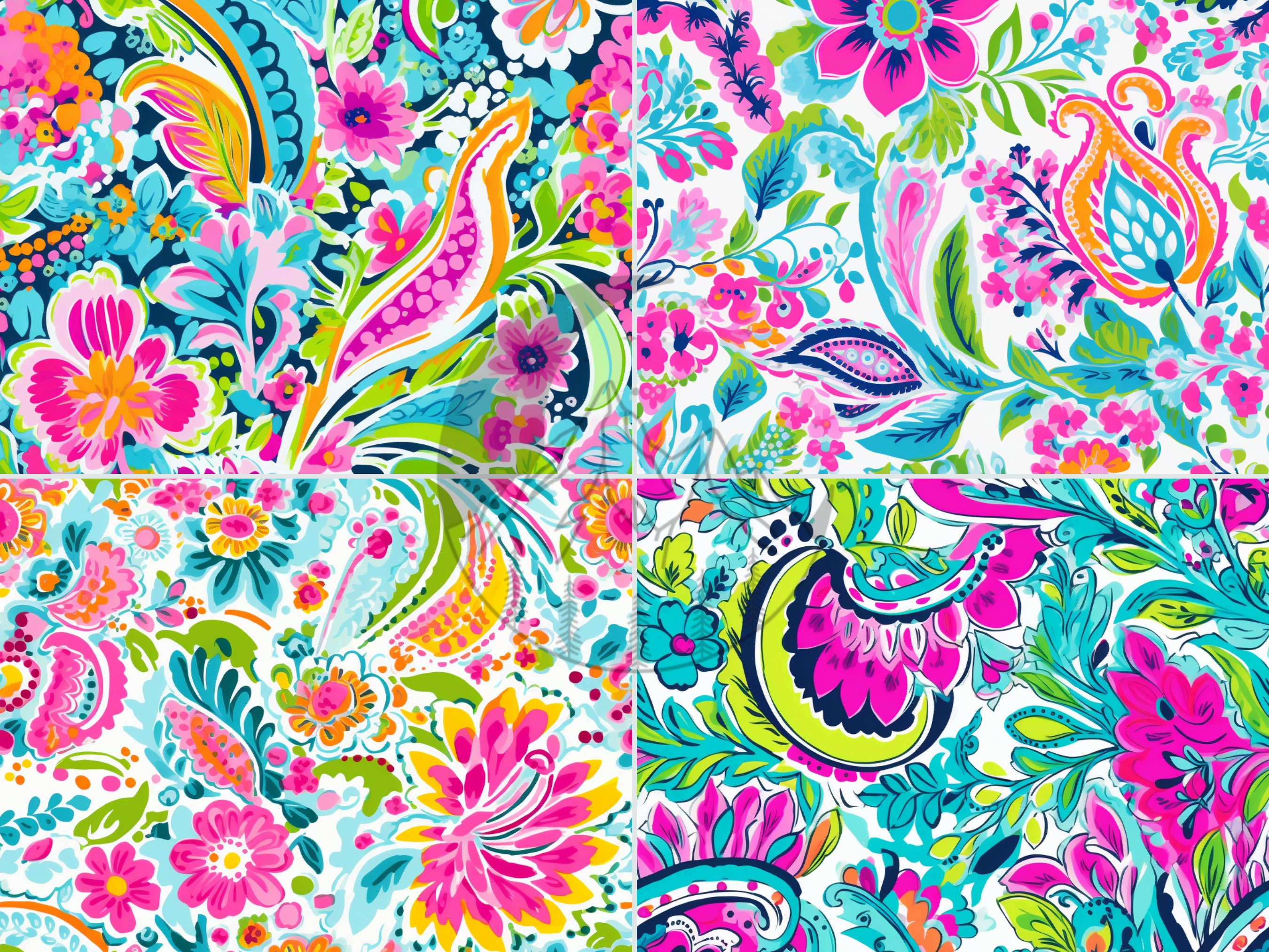 Floral Paisley Digital Paper | Paisley Pattern | Floral Patterns ...