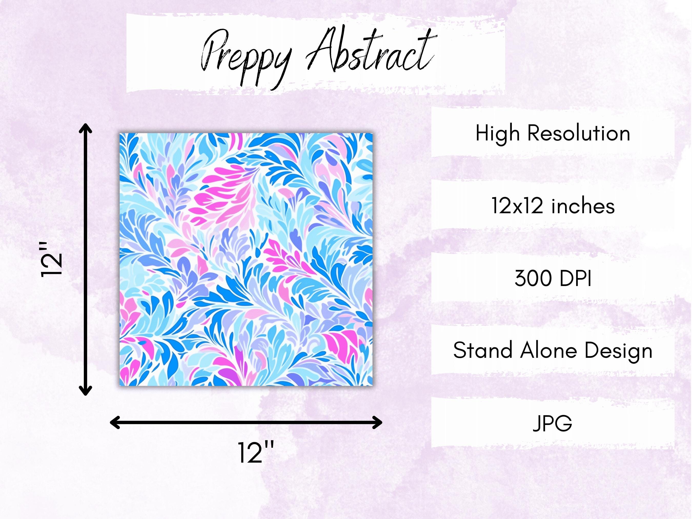 Preppy Abstract Digital Paper | Instant Download | Digital Paper ...