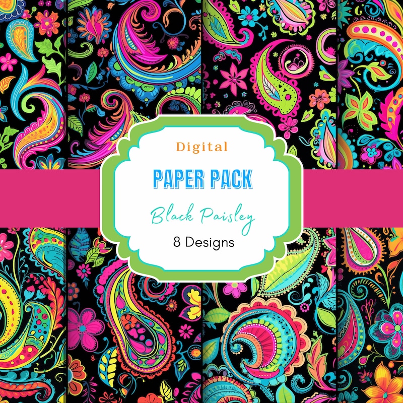Paisley Paper - Etsy