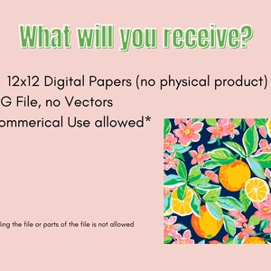 Preppy Pink Lemonade Digital Paper | Summer Paper | Lemonade Stand ...