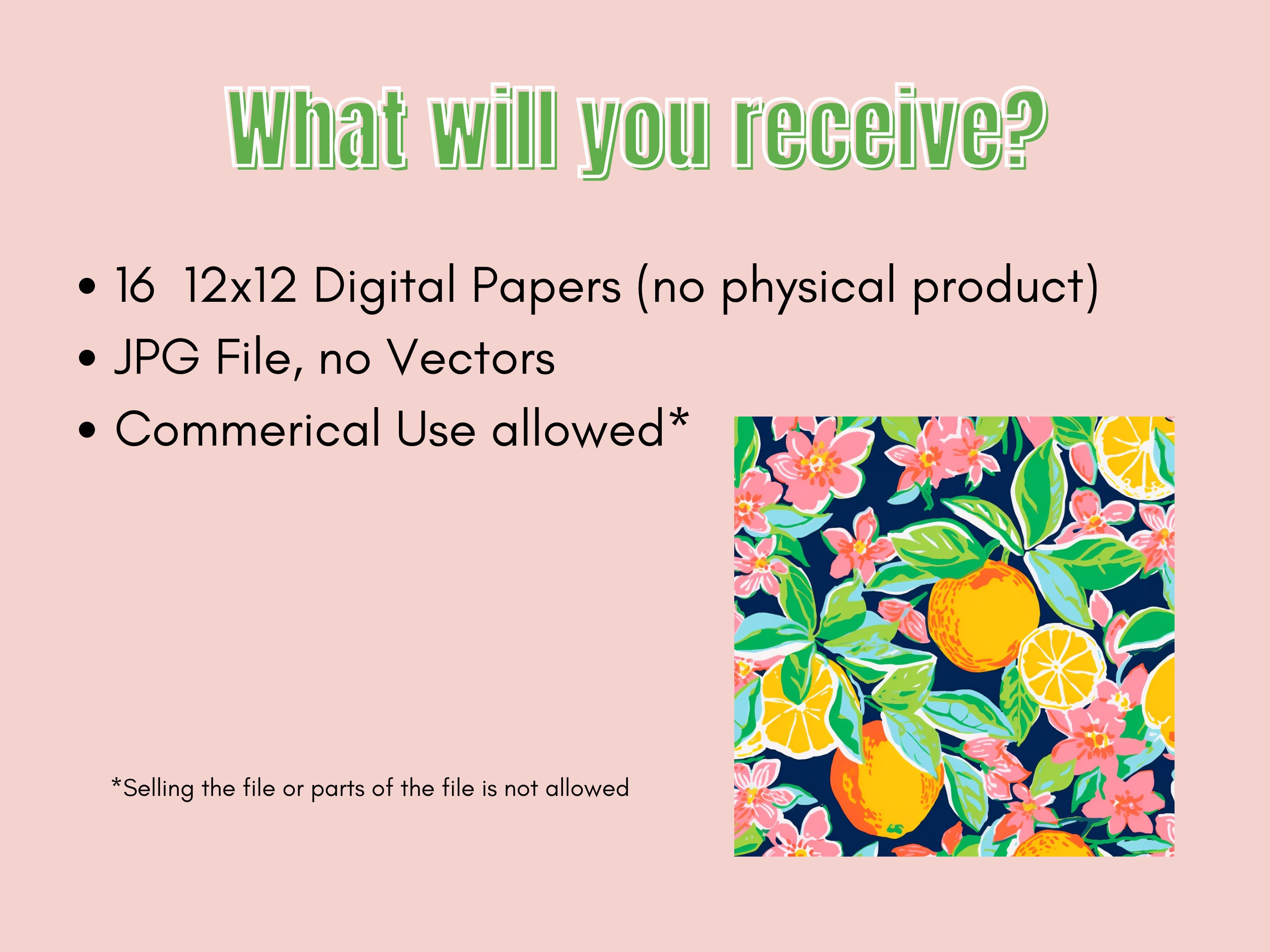 Preppy Pink Lemonade Digital Paper Summer Paper Lemonade Stand Pink ...